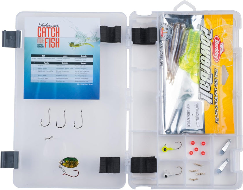 Shakespeare Catch More Fish Walleye Fishing Rod Combo